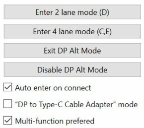DP Alt Mode | Unigraf